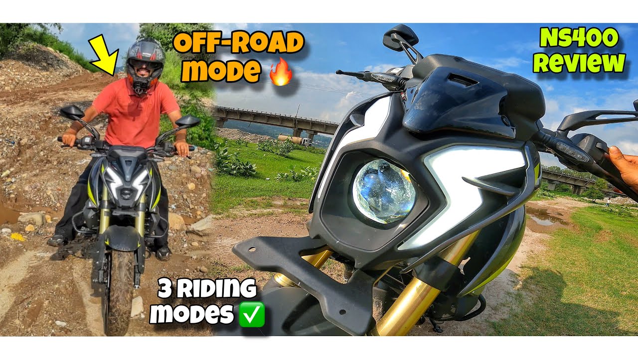 Bajaj Pulsar Ns400z Riding Modes 😱🔥 | Full Review of N400z | Features ...