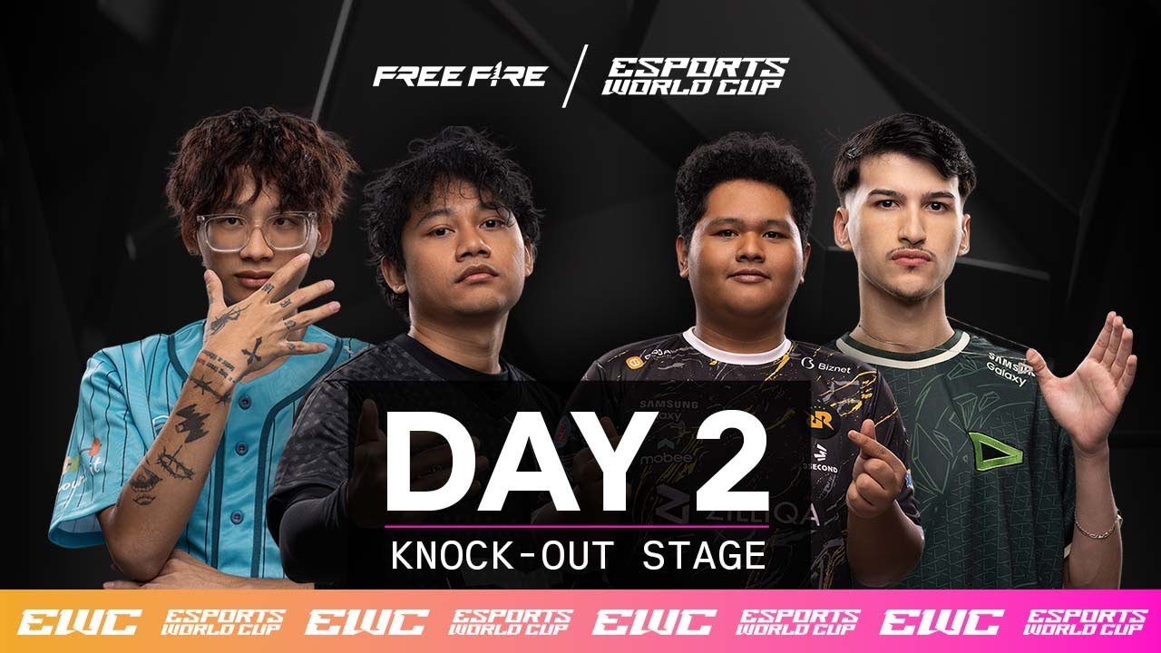 EWC Free Fire - Day 2 - Knock-out Stage - YouTube