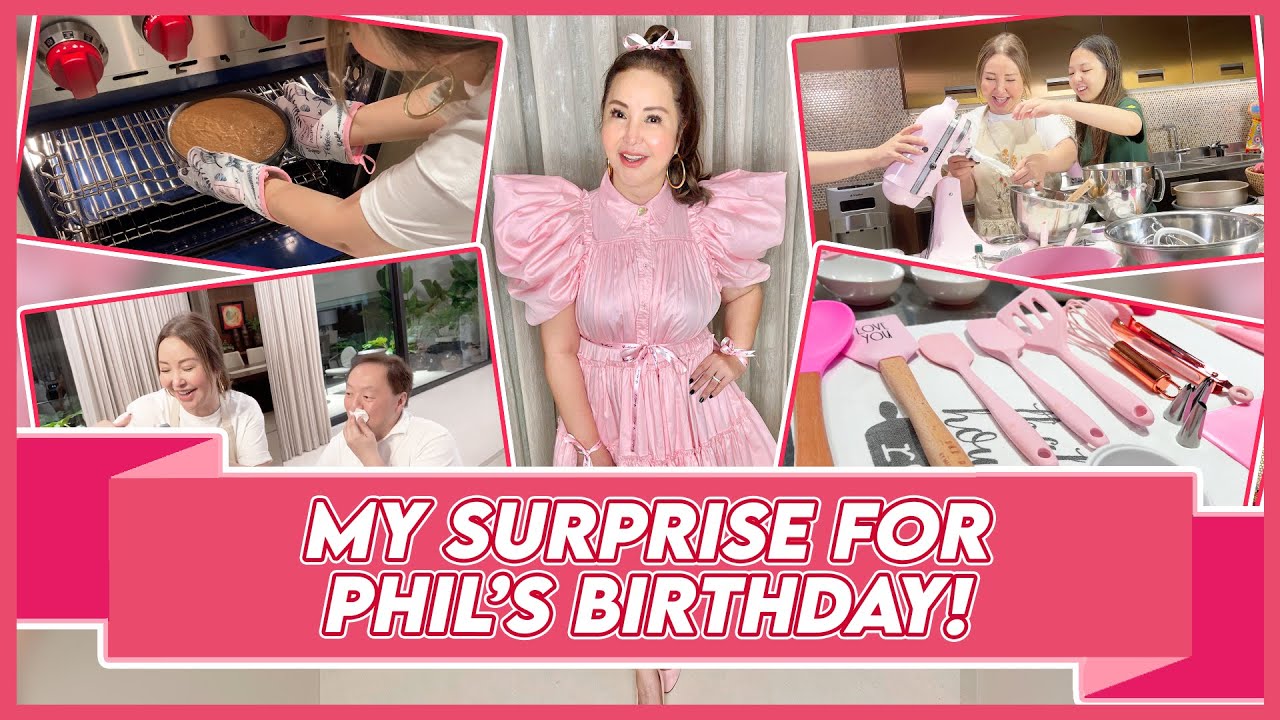 BAKING A CAKE WITH ATON FROM SCRATCH FOR PHILIP'S BIRTHDAY! | Small ...