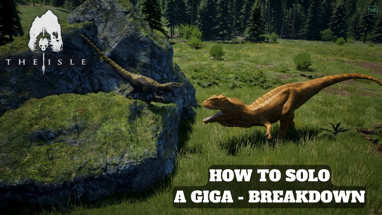 How to SOLO an Adult Giga as Utah - Combat Guide & Breakdown - The Isle ...