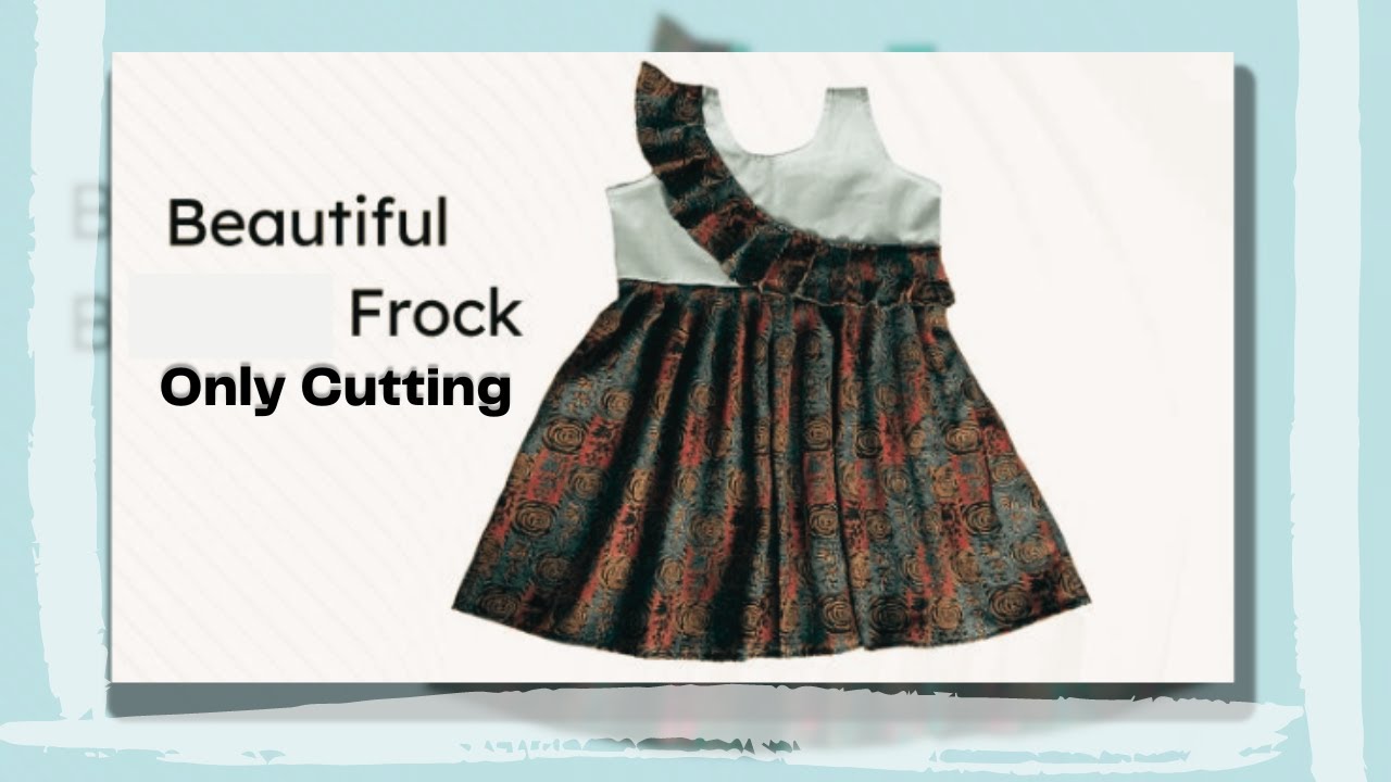 Beautiful Frock|Only Cutting|Amna Yousaf - YouTube