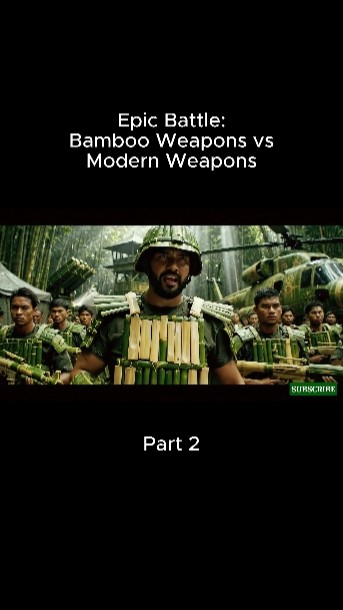 Bamboo Weapons vs Modern Weapons: Assemble the Bamboo Army #war # ...