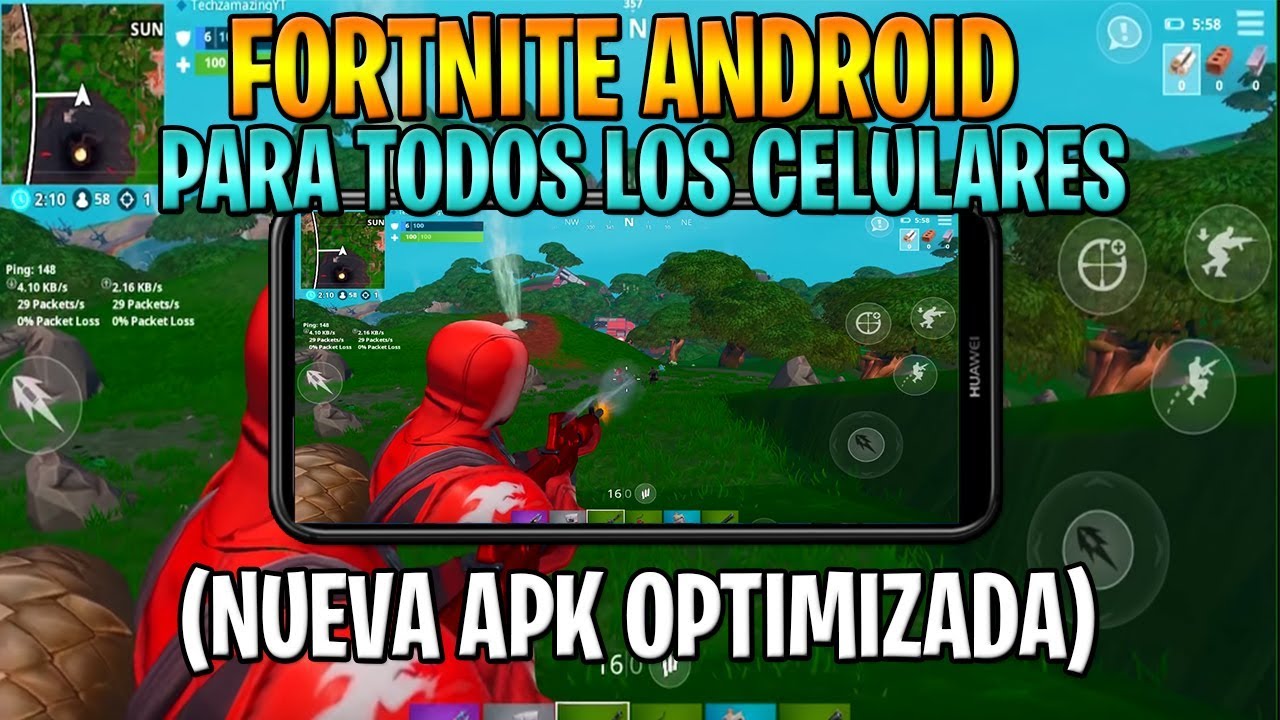 FINALMENTE!! FORTNITE ANDROID OPTIMIZADO PARA TODOS LOS CELULARES ...