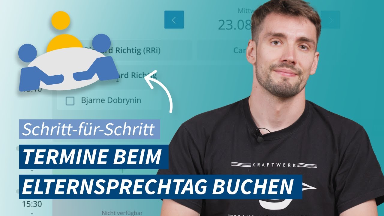 IServ-Modul »Elternsprechtage«: Als Elternteil Sprechzeiten buchen - YouTube