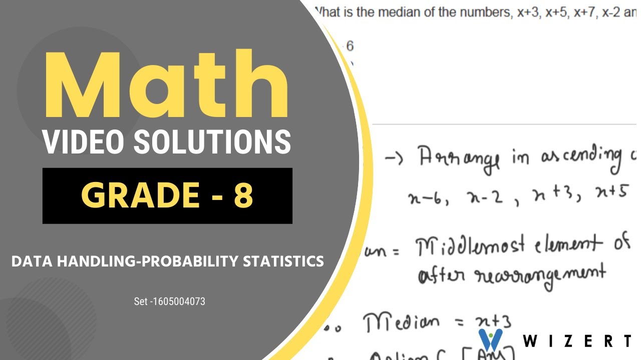 Grade 8 Math Word Problems - Maths Data Handling – Probability And ...