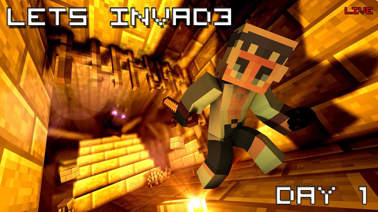 Let`s play some Minecraft |Invader HUB | Day 1 | #minecraft # ...