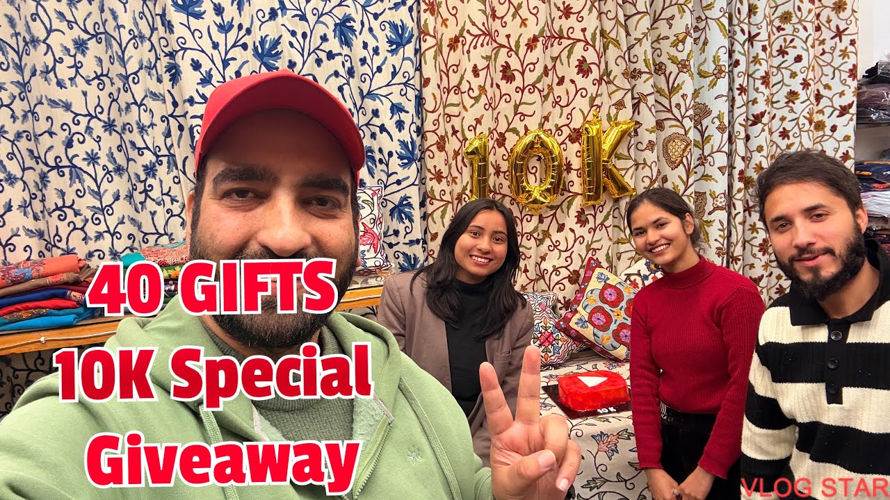 Biggest Giveaway From A Kashmiri Brand | 40 Gifts Worth 70K 🔥 - YouTube