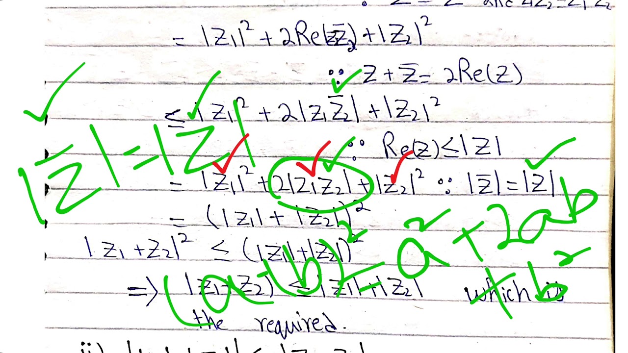 Triangle Inequality and Reverse Triangle Inequality Proof | Some ...