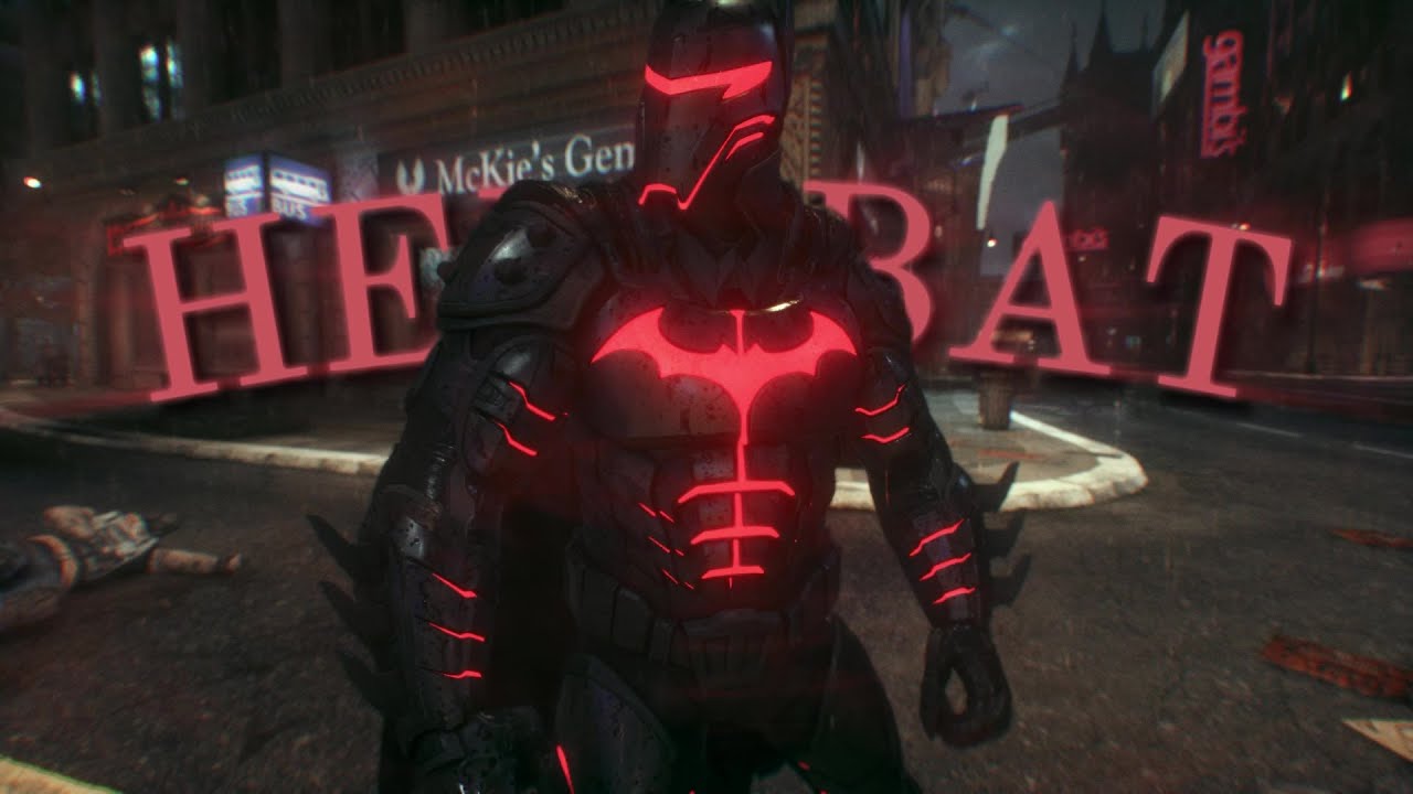 *NEW* HellBat Armor in Arkham Knight - YouTube