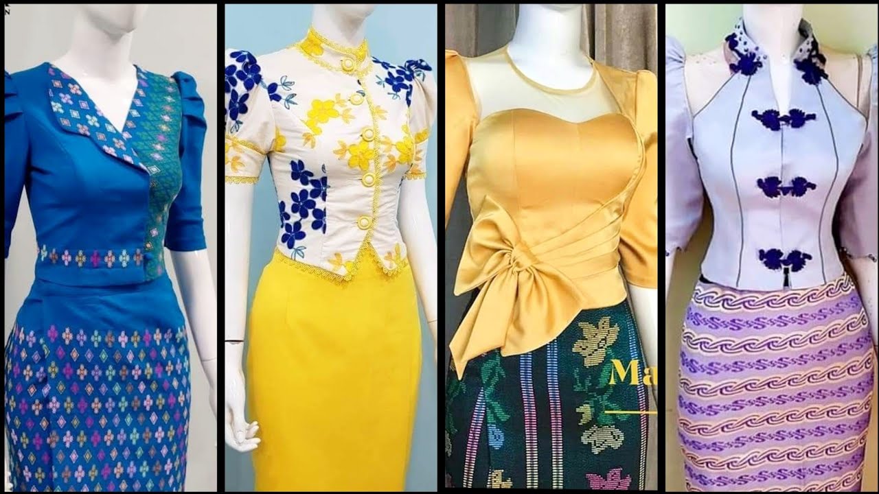 Superb and astonishing design of Myanmar traditional outfits that give ...