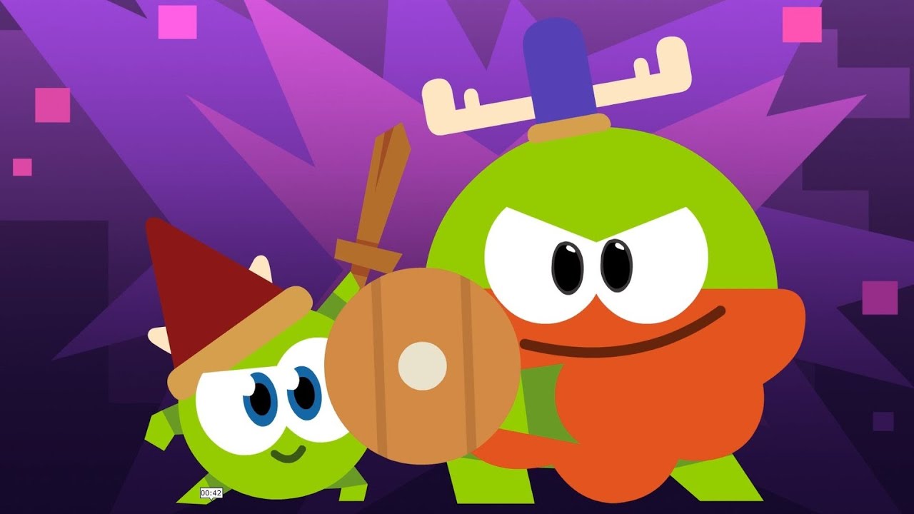 Om Nom Stories Nibble-Nom 🍭 Platformer 🎮 Funny Cartoons For Kids 🍿Super ...