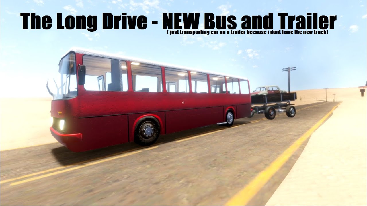 The Long Drive - transporting car on IFA trailer - YouTube
