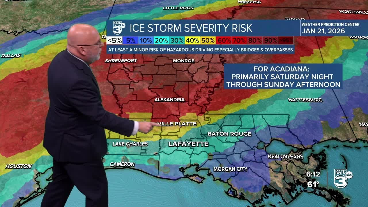 KATC Weather Forecast 6pm 01-21-26 - YouTube
