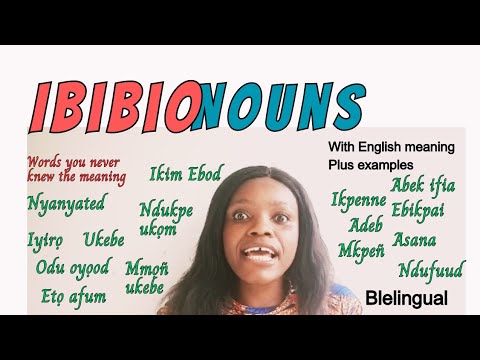 Ibibio Nouns with their English Meanings #ibibio #languagetranslation # ...