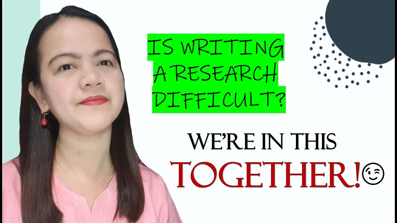 WRITING A RESEARCH PAPER: A SHORT PRE-ASSESSMENT - YouTube