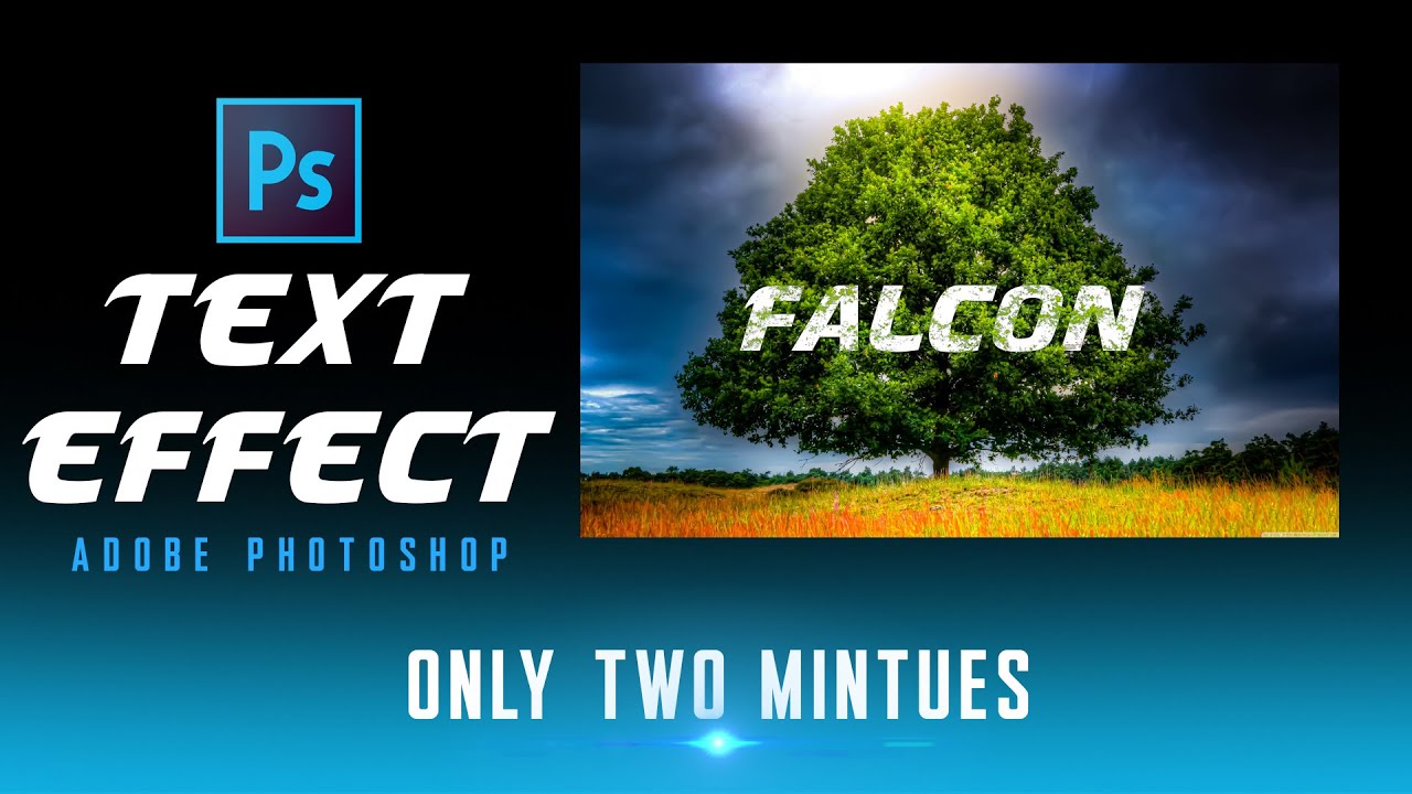 Magical Text Effect in Photoshop | Adobe Photoshop Magical Tips for ...