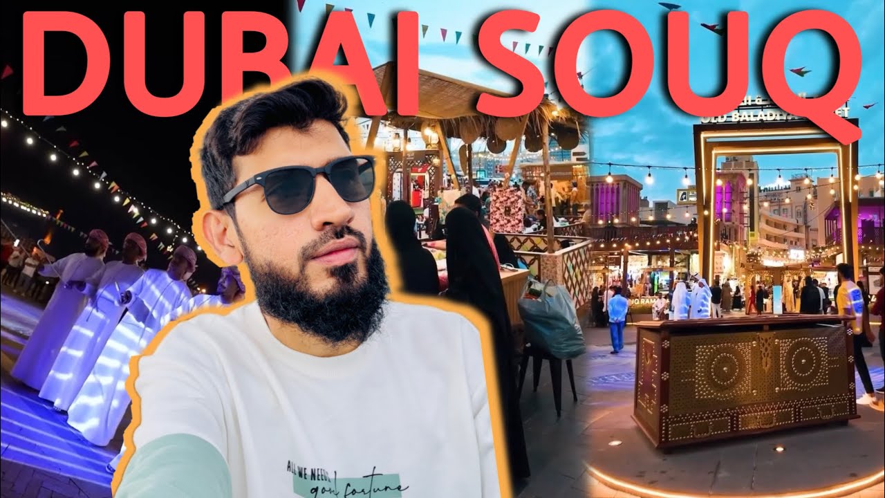 Dubai Heritage Market, Old Baladiya Street + Food Review - YouTube