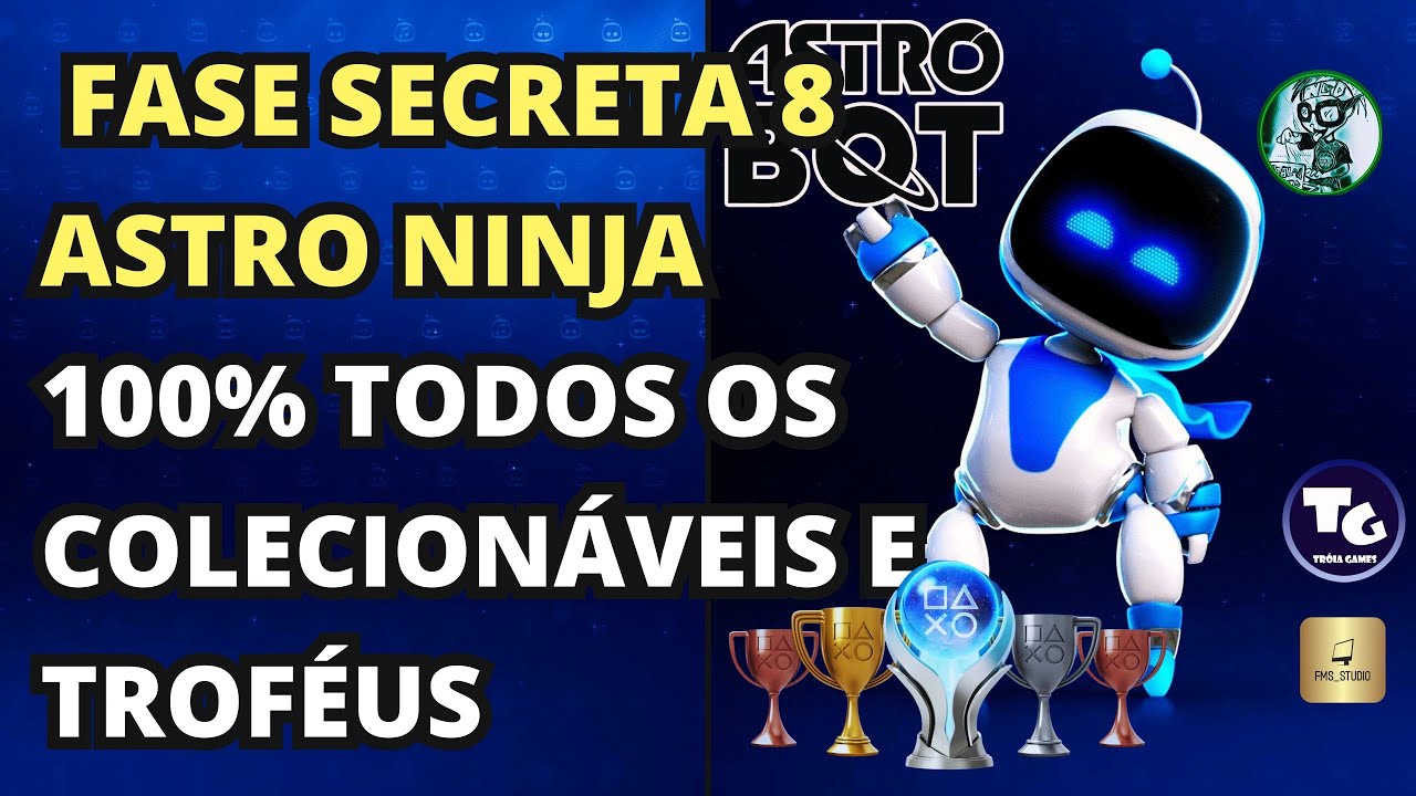 ASTRO BOT - Fase Secreta 8 - Astro Ninja 100% Colecionáveis e Troféus 🏆 ...
