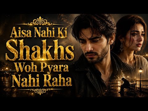 Aisa Nahi Ki Shakhs Woh Pyara Nahi Raha - Heart Touching - TikTok Trending Song 
