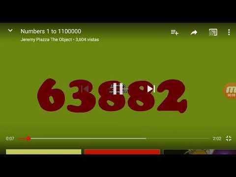 1 to 1100000 - YouTube