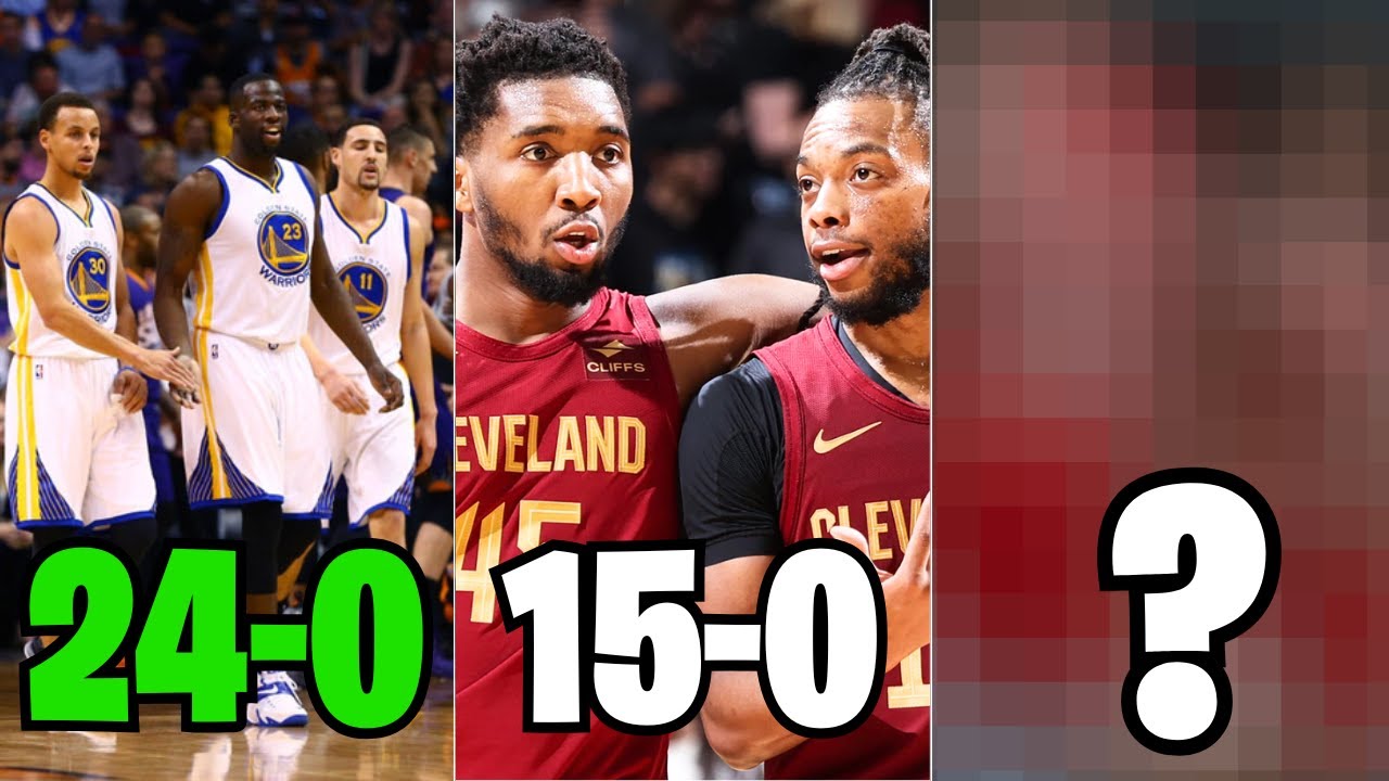 Top 10 Best Starts to a Season in NBA History - YouTube