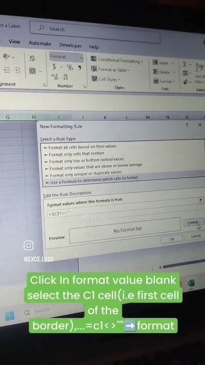 Automatic Borders in excel #exceltech #excelshortcuts #excel #exceltips #trending #viral - YouTube
