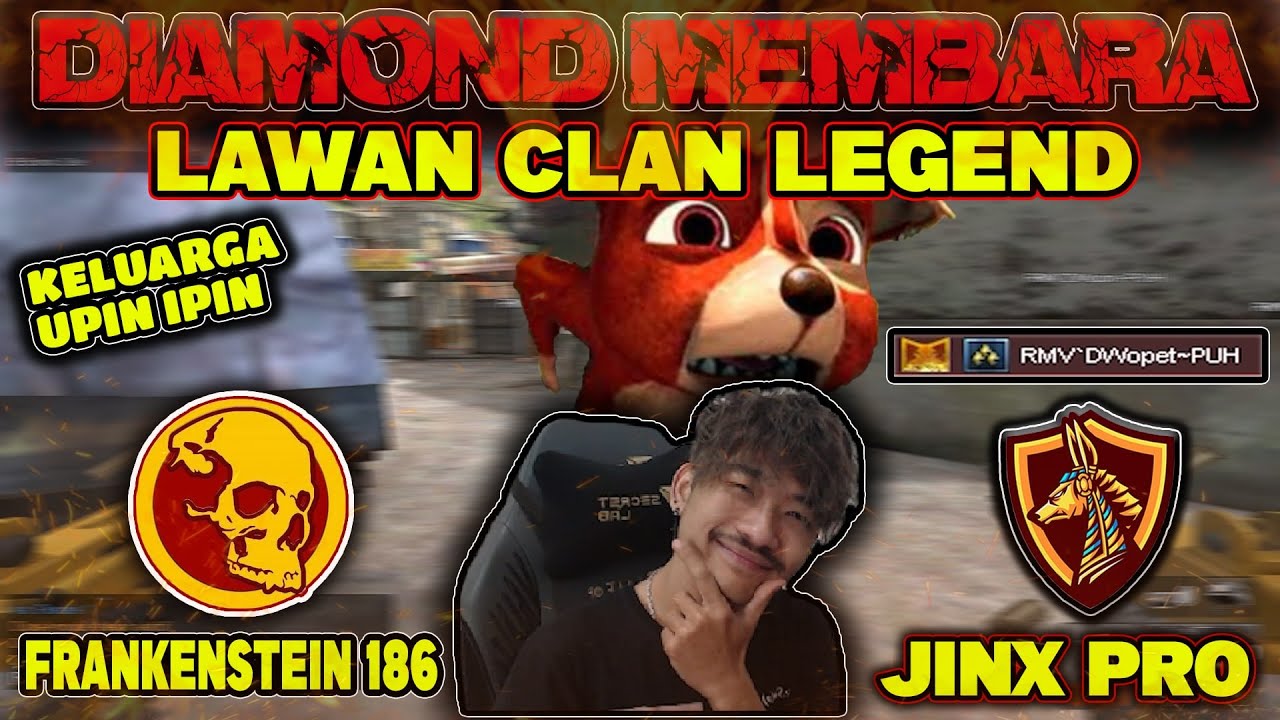 LAWAN 2 CLAN LEGEND SEKALIGUS PAKE DIAMOND GAK KENDOR !! // Gameplay ...