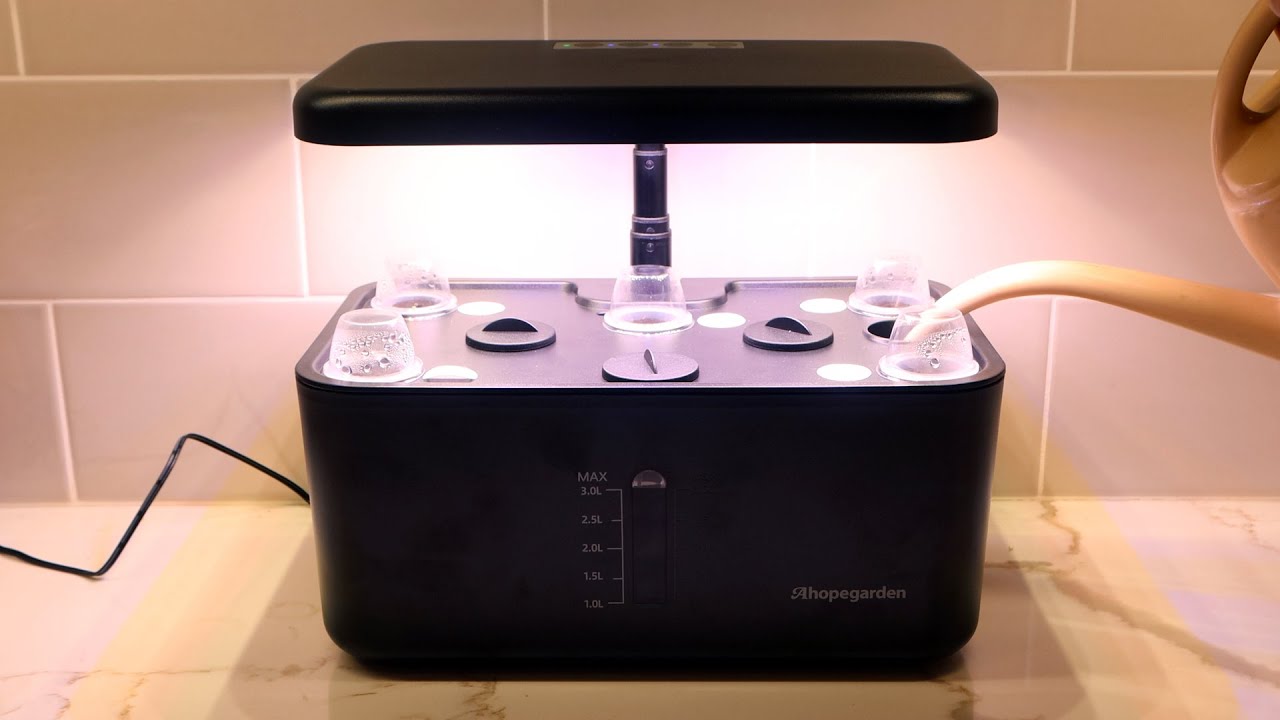 Ahopegarden Indoor Smart Planter Semi-automatic Countertop Mini ...