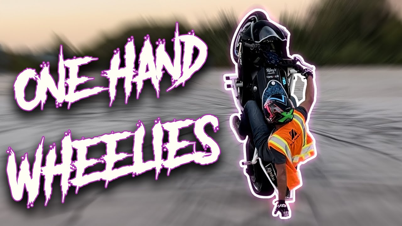 One Hand Wheelie Tutorial - YouTube