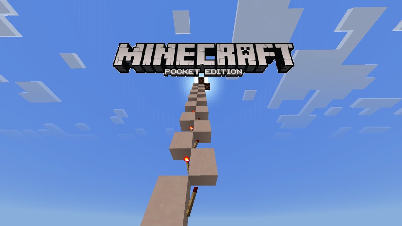 Redstone Torch Tower - Minecraft pe - REDSTONE SIGNAL TRANSPORTATION ...