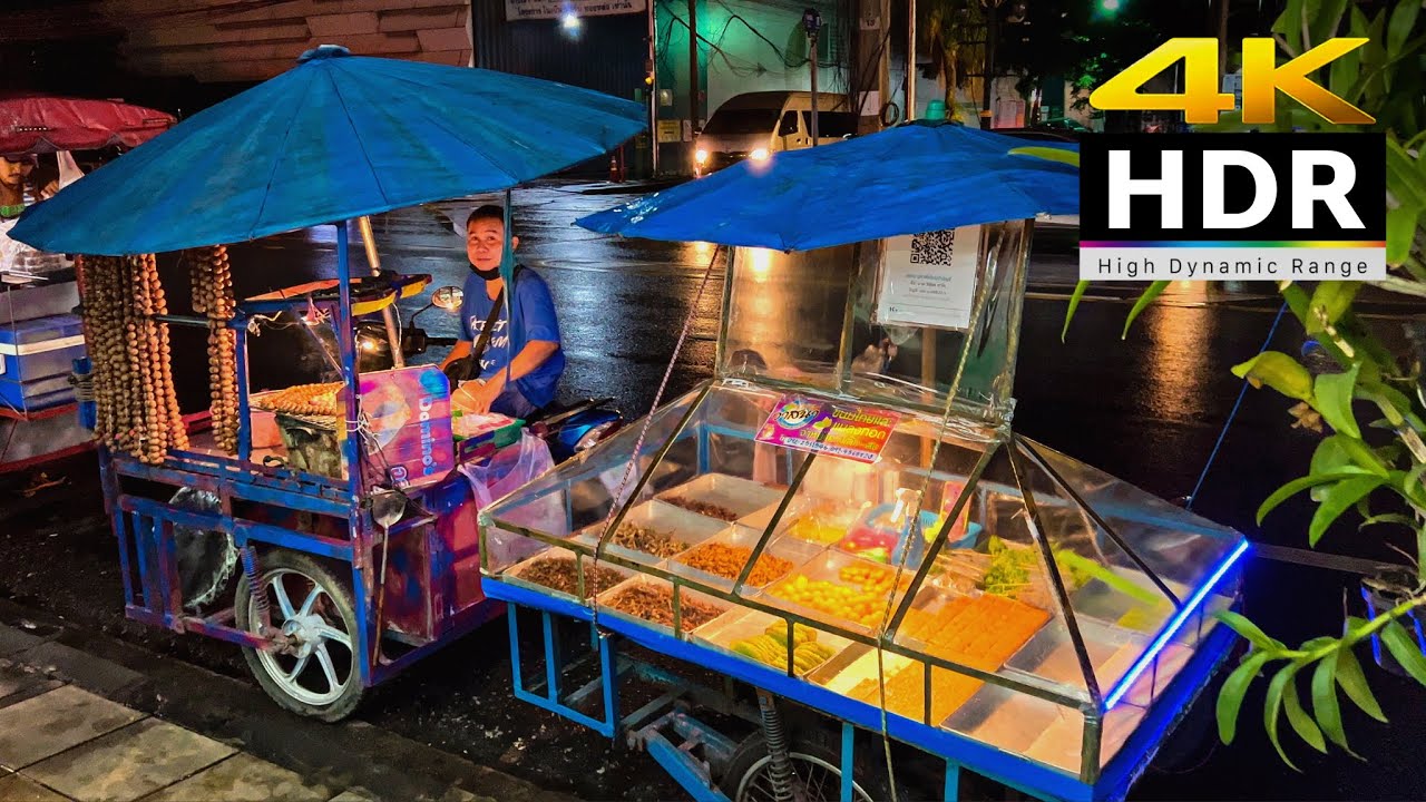 4K HDR 60fps - Thonglor Road Night Walking Tour in Bangkok | Thailand ...