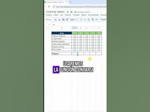 CONTROL de RUTINA en EXCEL #superexcel - YouTube