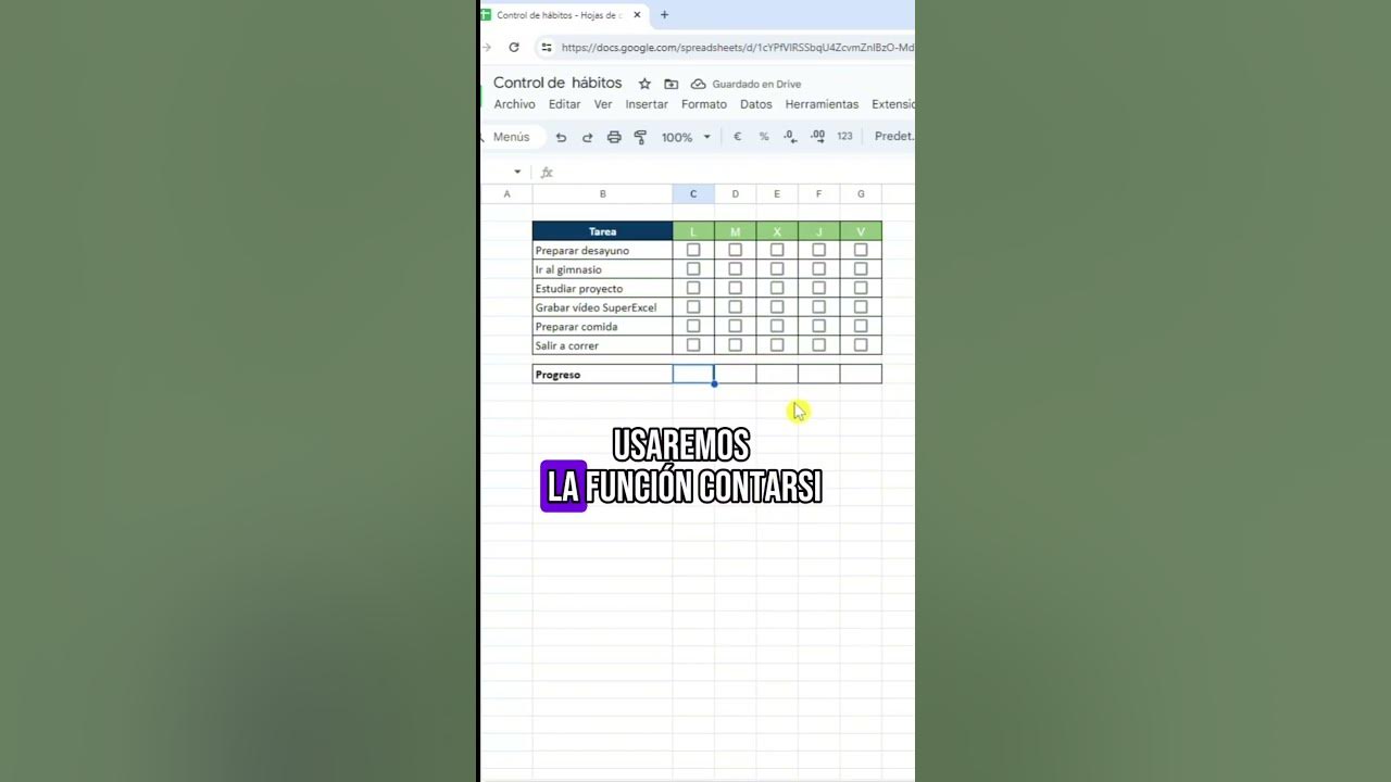 Control De Rutina En Excel Superexcel Youtube