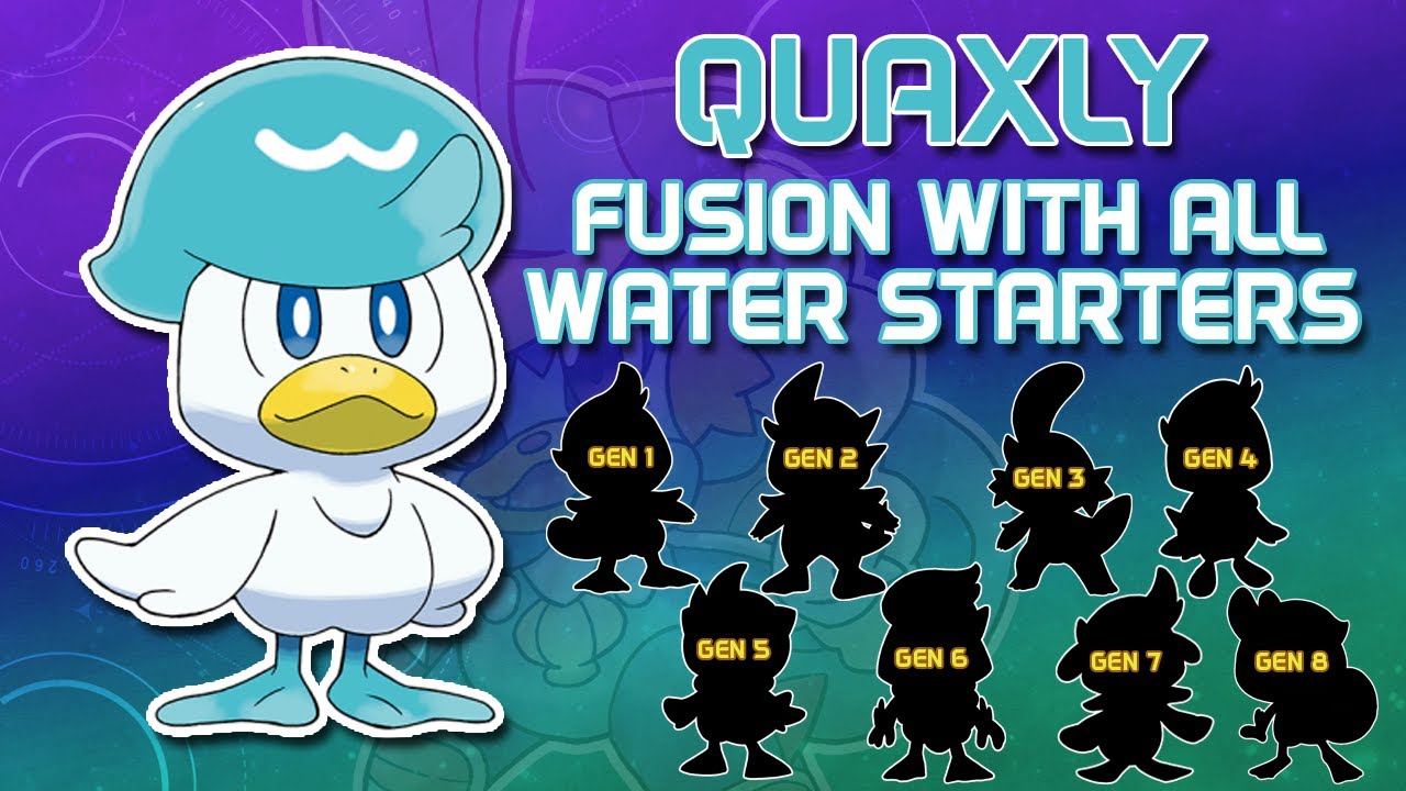 QUAXLY FUSION WITH ALL WATER STARTERS - YouTube