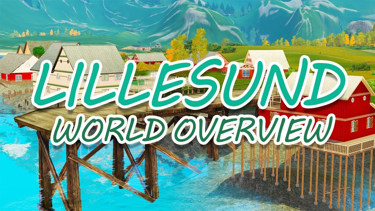 SCANDINAVIAN VIBES! Lillesund The Sims 3 World Overview - YouTube