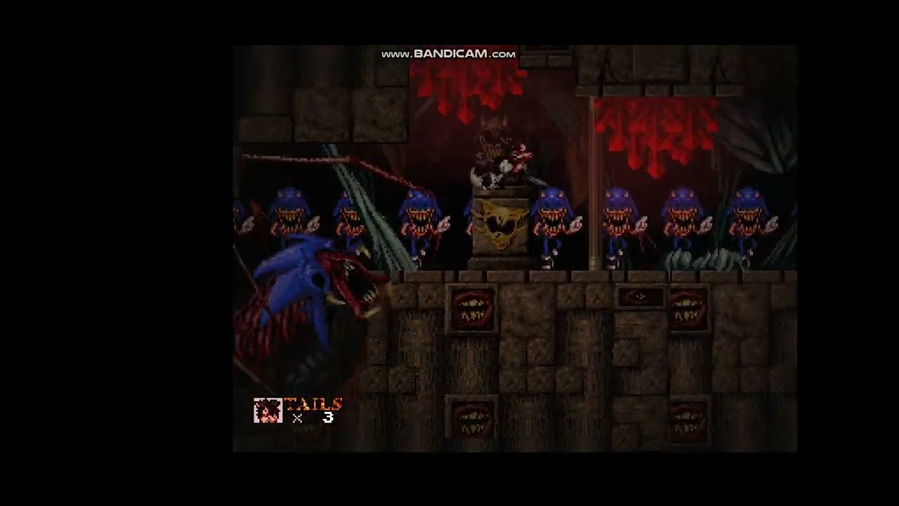 sonic.exe one more time repixeled gameplay again - YouTube