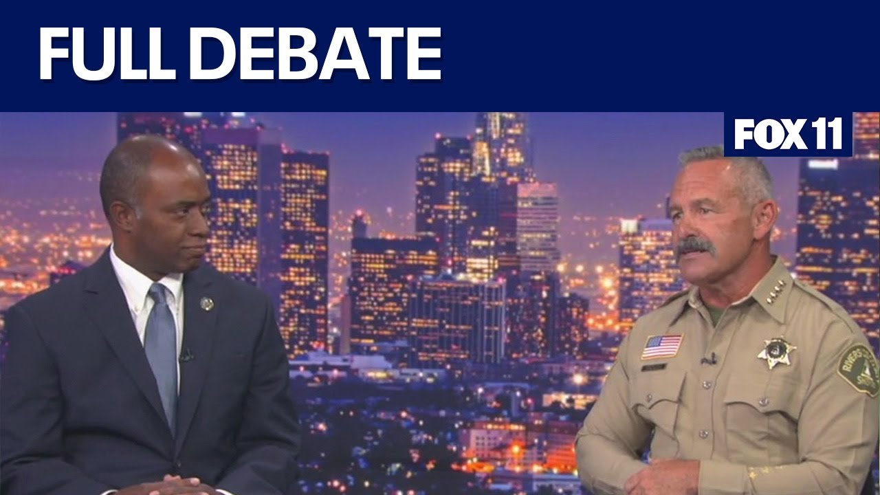 Tony Thurmond, Chad Bianco debate California crime, education - YouTube