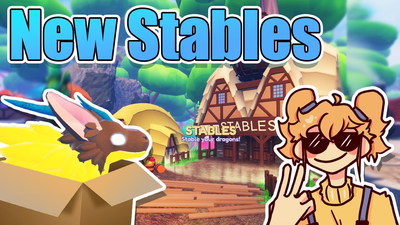 Dragons NEW Home, Introduction To STABLES! Roblox Dragon Adventures ...