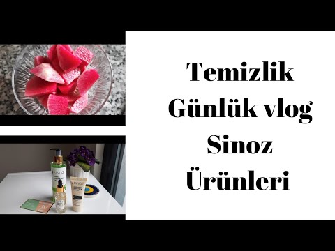 TEMİZLİK | GÜNLÜK VLOG | SİNOZ ÜRÜNLERİNİ İNCELEDİM