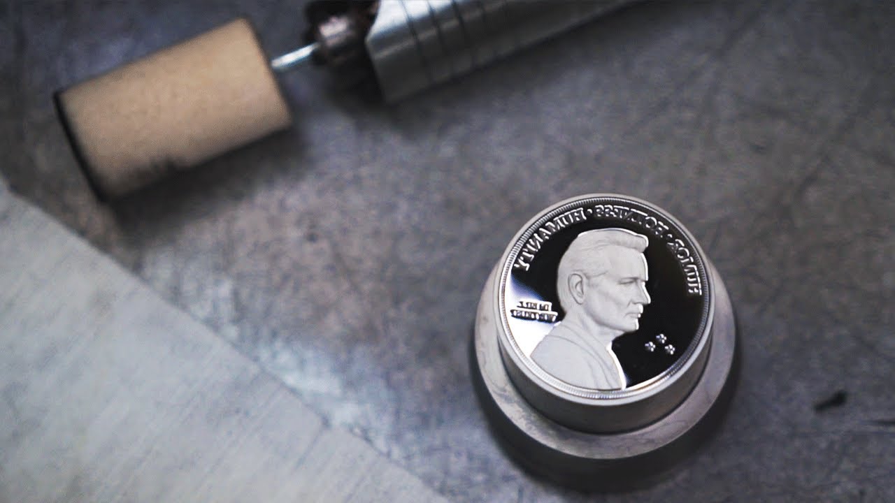 The Art of Minting A Premium Bill Murray Coin - YouTube