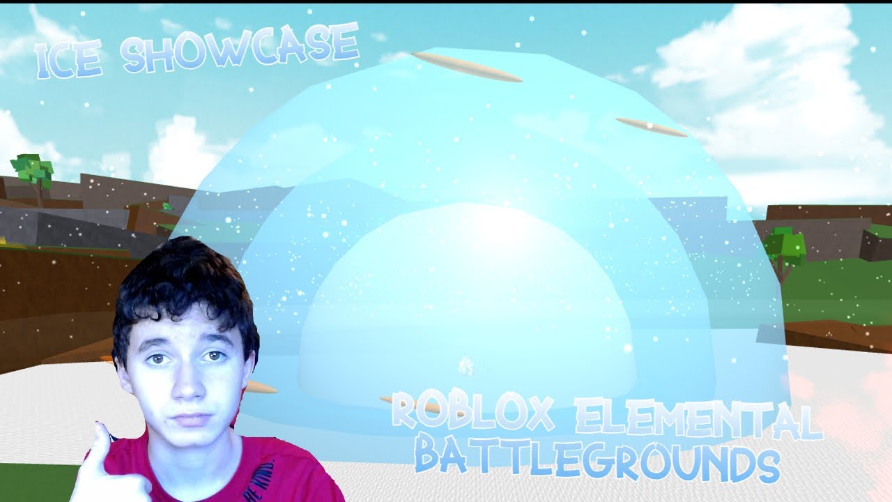 Ice Showcase | Roblox Elemental Battlegrounds - YouTube