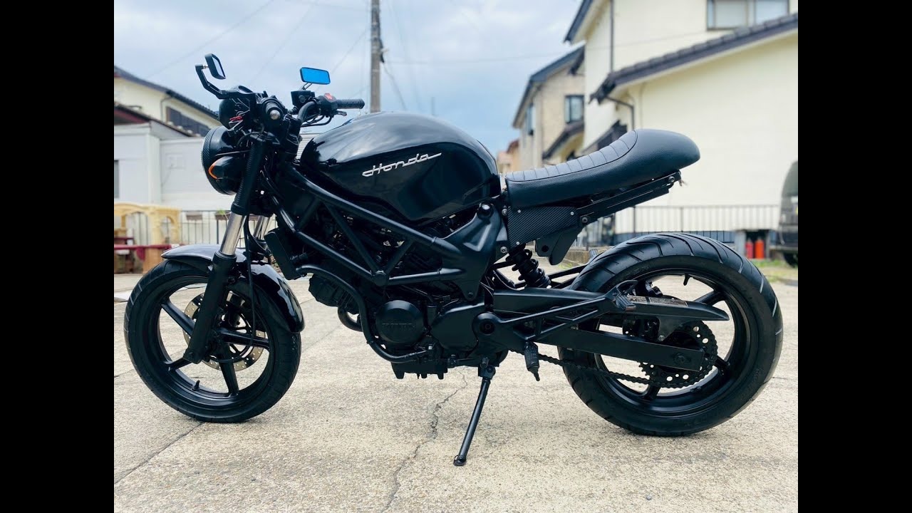 Honda VTR 250 Cafe racer - YouTube
