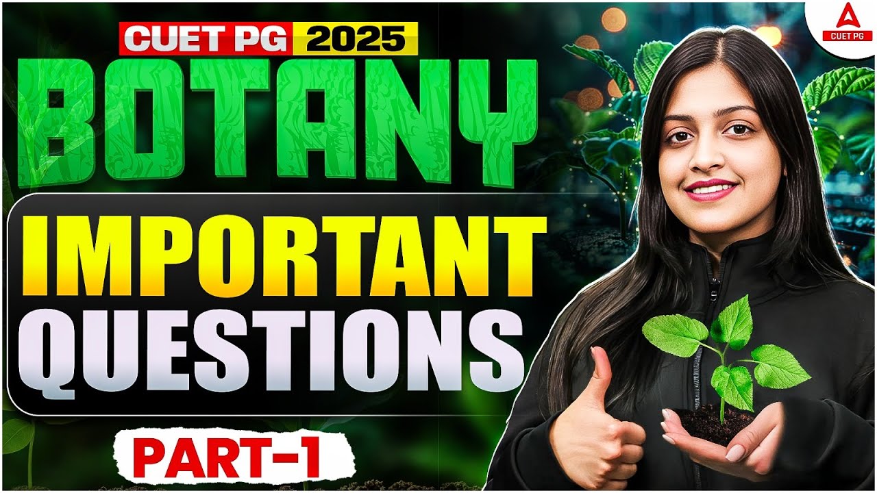 CUET PG Botany Most Important Question Part -1 🔥 Complete Syllabus ...