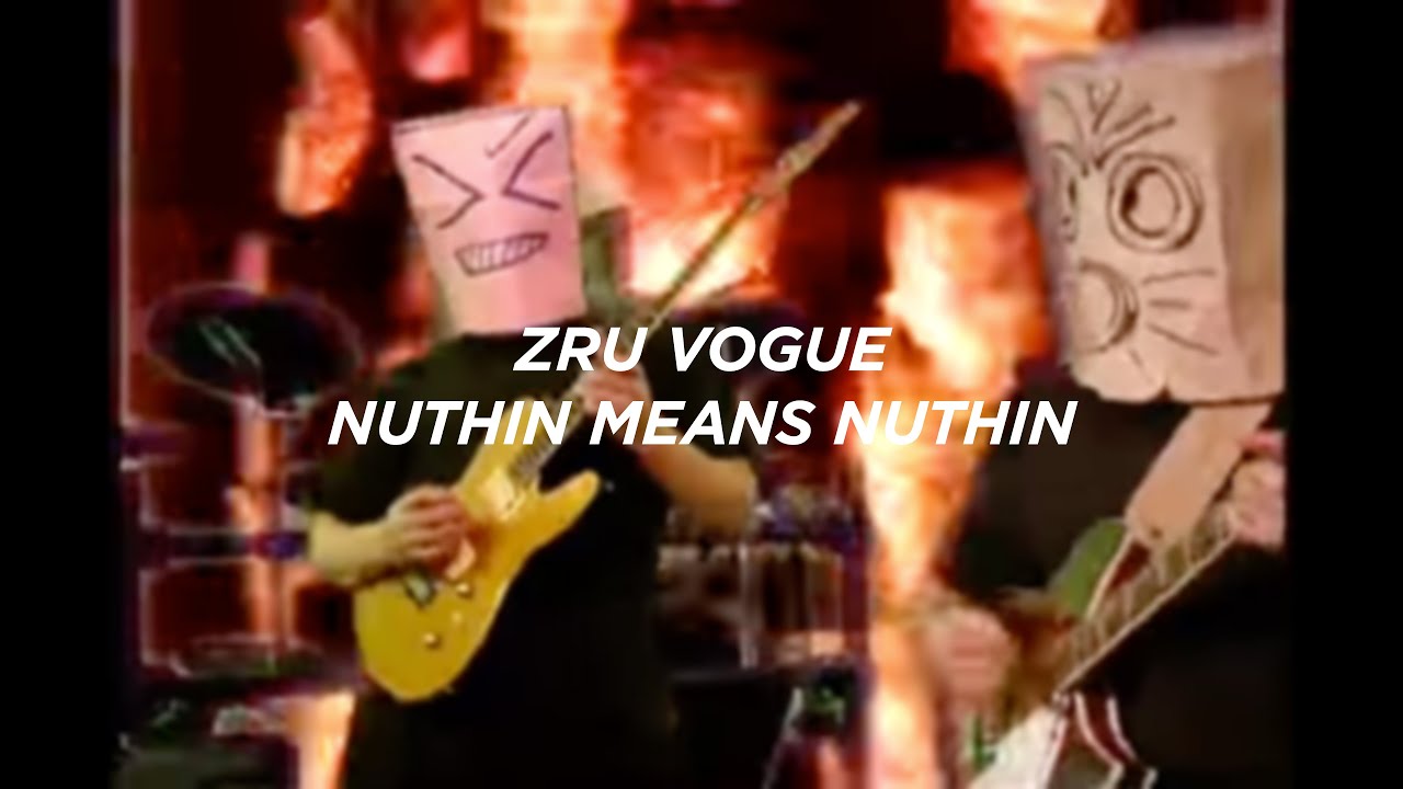 Zru Vogue "Nuthin Means Nuthin" music video - YouTube Music