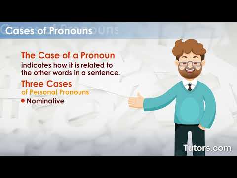 Pronoun Cases | Nominative, Objective, and Possessive