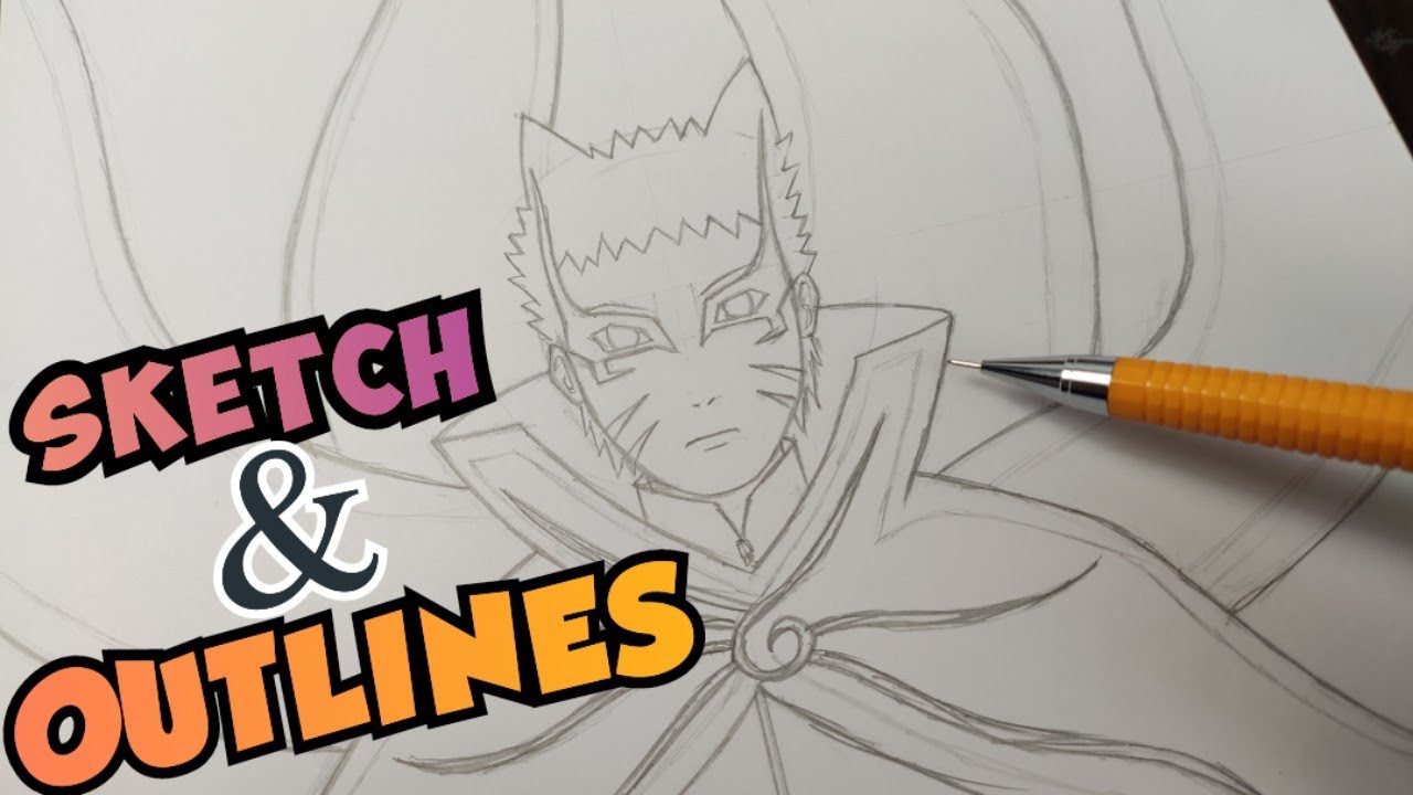 How to Draw NARUTO Baryon Mode | AvijotArtz - YouTube