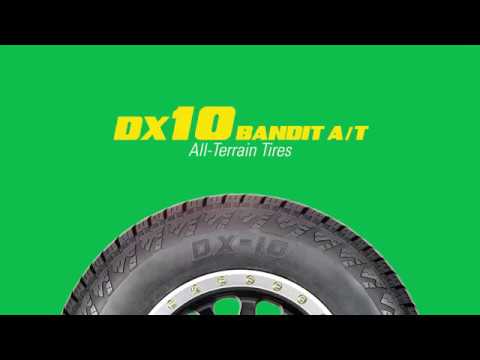 Delinte Tires 2019 - DX10 Bandit A/T All-Terrain Tire - YouTube