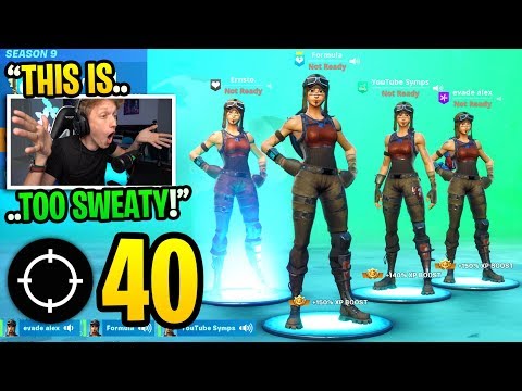 THIS is what happens when 4 RENEGADE RAIDERS play in season 9 Fortnite... (super intense)