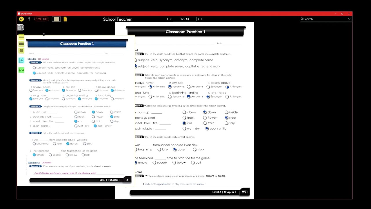 eWorkbook: How to Grade eWorksheets - YouTube