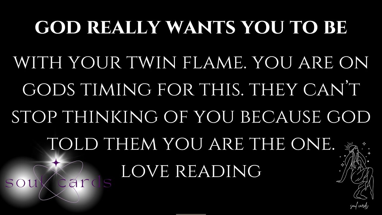 God really wants you to be with your Twin Flame. You are on Gods timing for this. Love ...